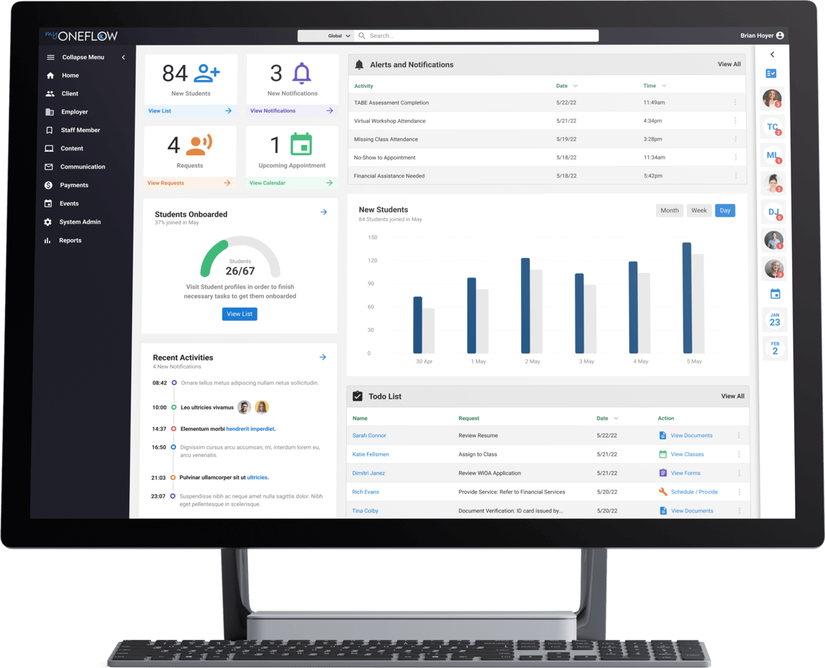 myOneFlow: Case Management Software